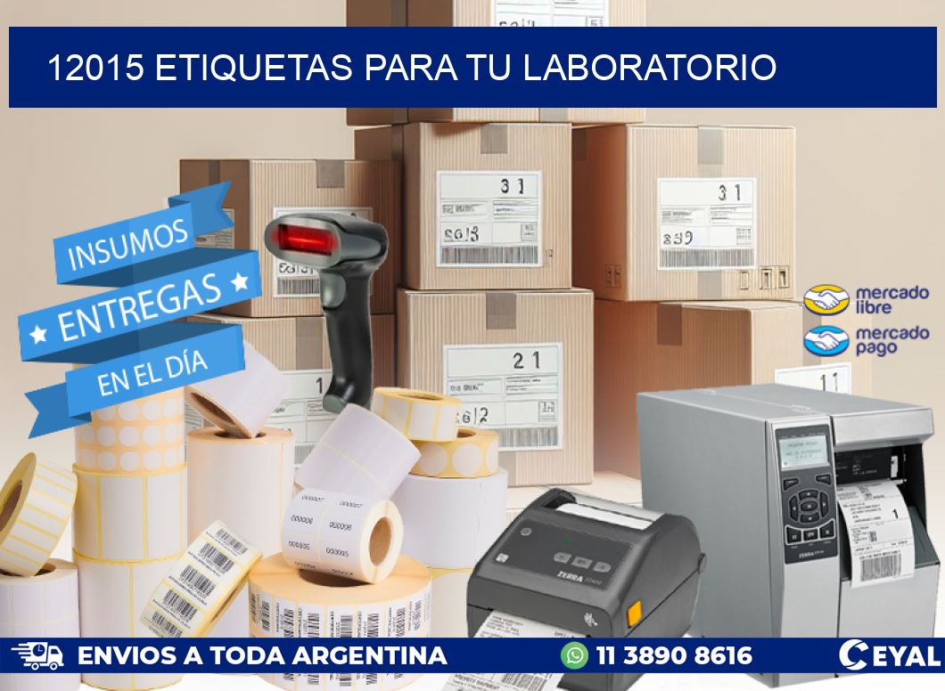 12015 ETIQUETAS PARA TU LABORATORIO | Respuesto Zebra